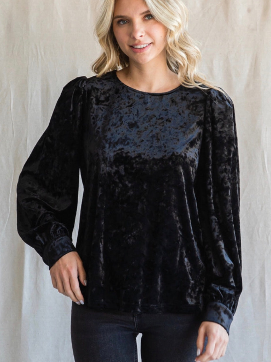 Haylee Top - Black – Rosemary & Thyme