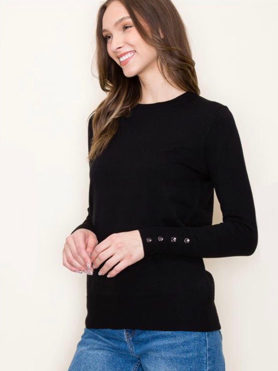 Frida Sweater - Black – Rosemary & Thyme