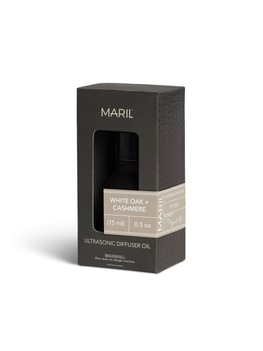 Maril Ultrasonic Diffuser Oil | White Oak & Cashmere *Pickup Only Item ...